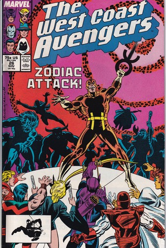 WEST COAST AVENGERS Vol. 2 # 26 November 1987 MARVEL Comics - Jake Fury ...