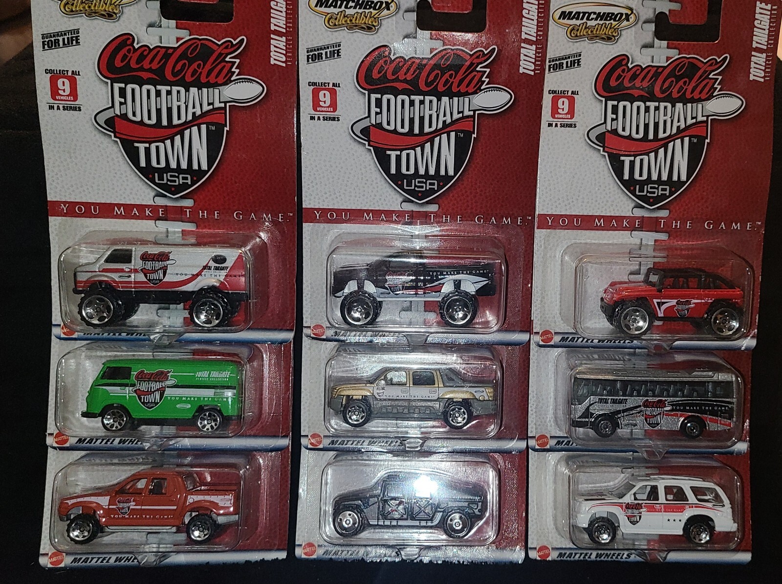 Coca Cola/Matchbox Collectibles/Football Town Vehicles | eBay