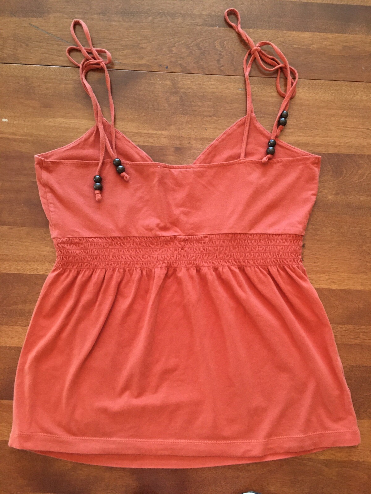 Loft Burnt Orange Top Spaghetti String Straps (adjus… - Gem
