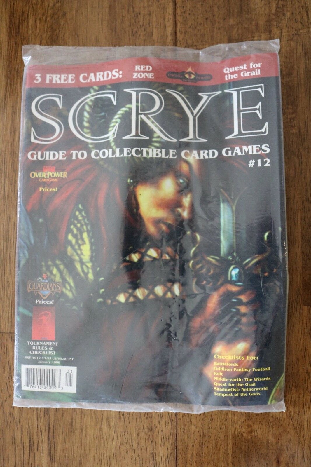 Scrye Magazine #12 January 1996 Sealed! 3 Cards Included! | eBay