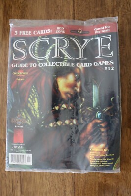 Scrye Magazine #12 January 1996 Sealed! 3 Cards Included! | eBay
