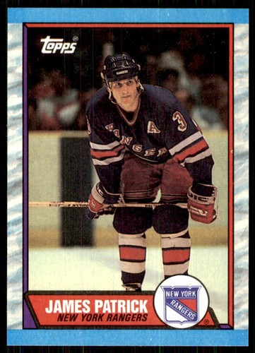 1989-90 TOPPS JAMES PATRICK NEW YORK RANGERS #90 | eBay