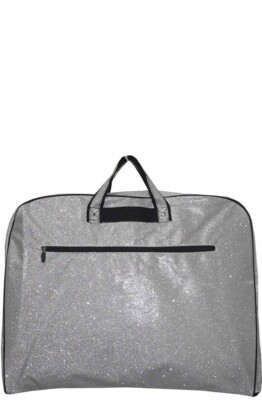 N'GIL SILVER GLITTER FASHION HANGING garment bag for travel- NEW ...