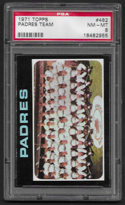 1971 Topps Padres Team #482 PSA 8 | eBay