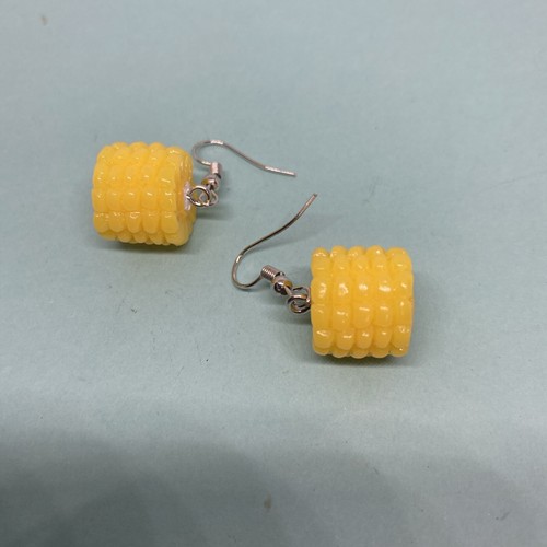 New Plastic Corn On The Cob Dangling Earrings | eBay