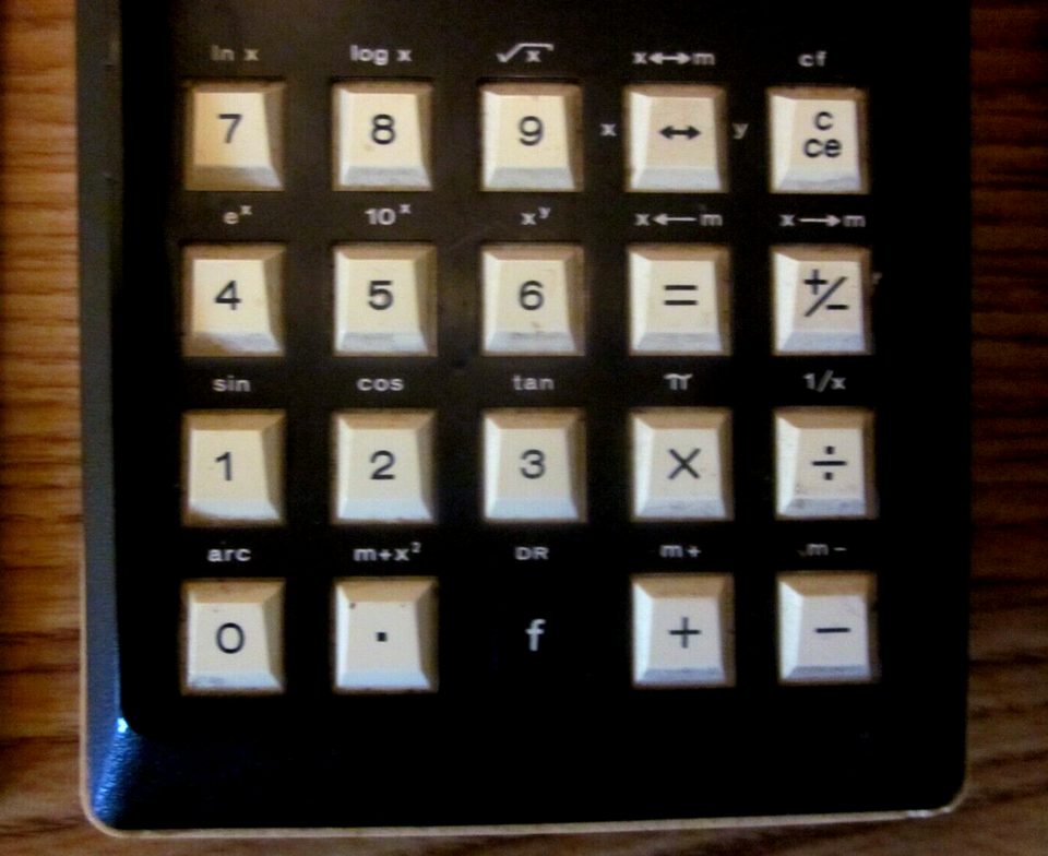 Vintage Sears Electronic Slide Rule Calculator w/Case + Manual. Working. | eBay