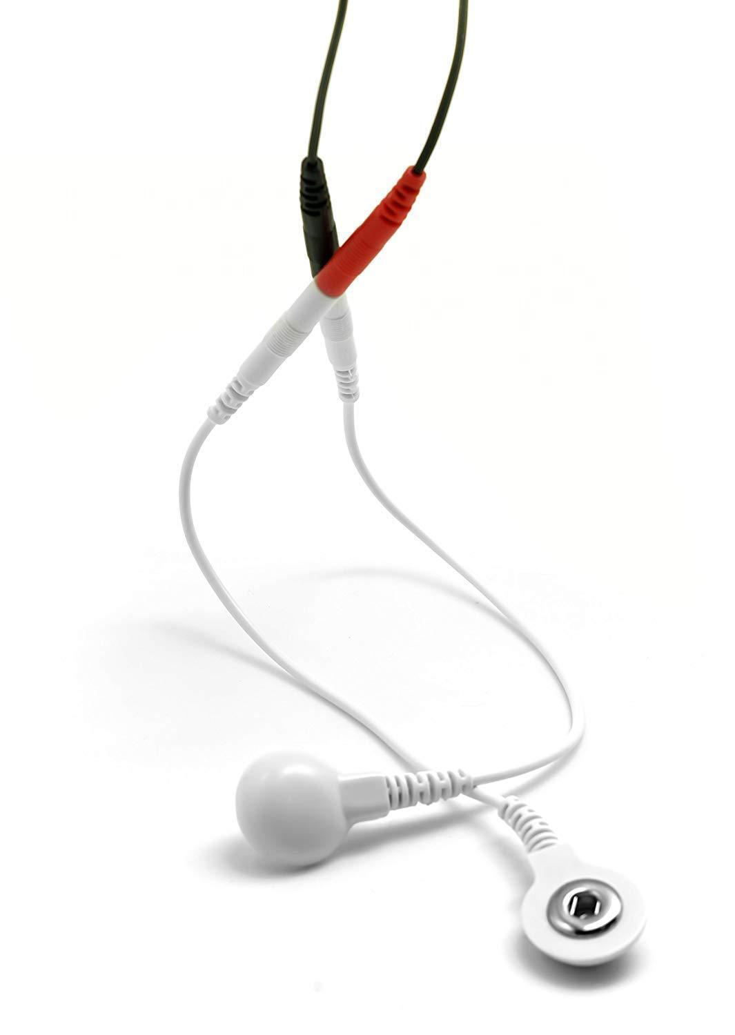 ESTIM Adapter Kabel für Elektrostimulation EMS TENS Reizstrom Zubehör ...