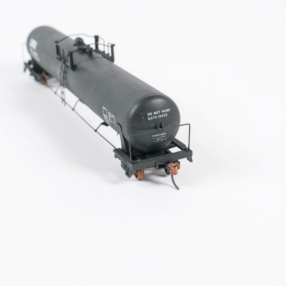 HO Scale GATX #10459 Custom Painted 62' DOT 111 Tank Car Kit Built | eBay
