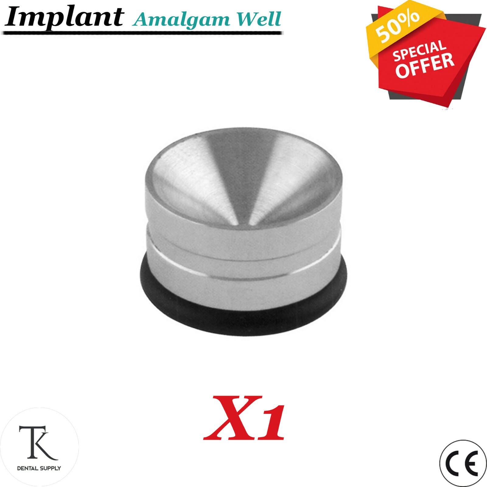 Dental Amalgam Well Pot Set Bone Restorative Instruments Implant Lab CE ...