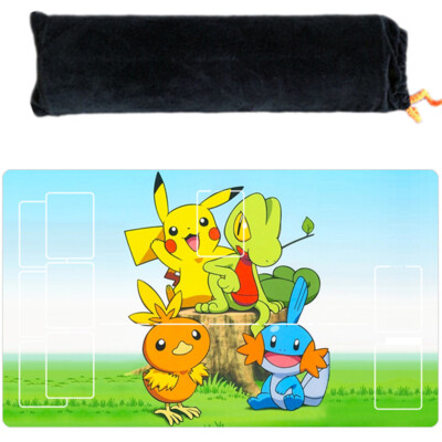 Mudkip Pokemon Playmat TCG Card Game Play Mat Gaming Desk Mat Mouse Pad ...
