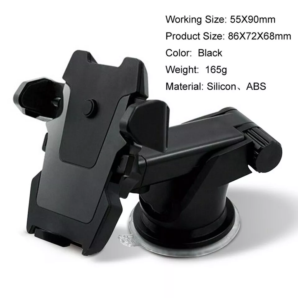 Universal 360° Car Phone Mount Holder For Cell Phone Samsung Galaxy ...