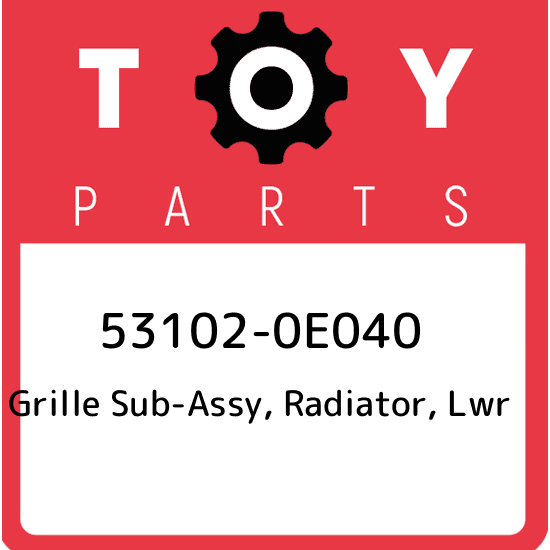 Toyota 531020E040 Genuine OEM Center Grille for sale online | eBay