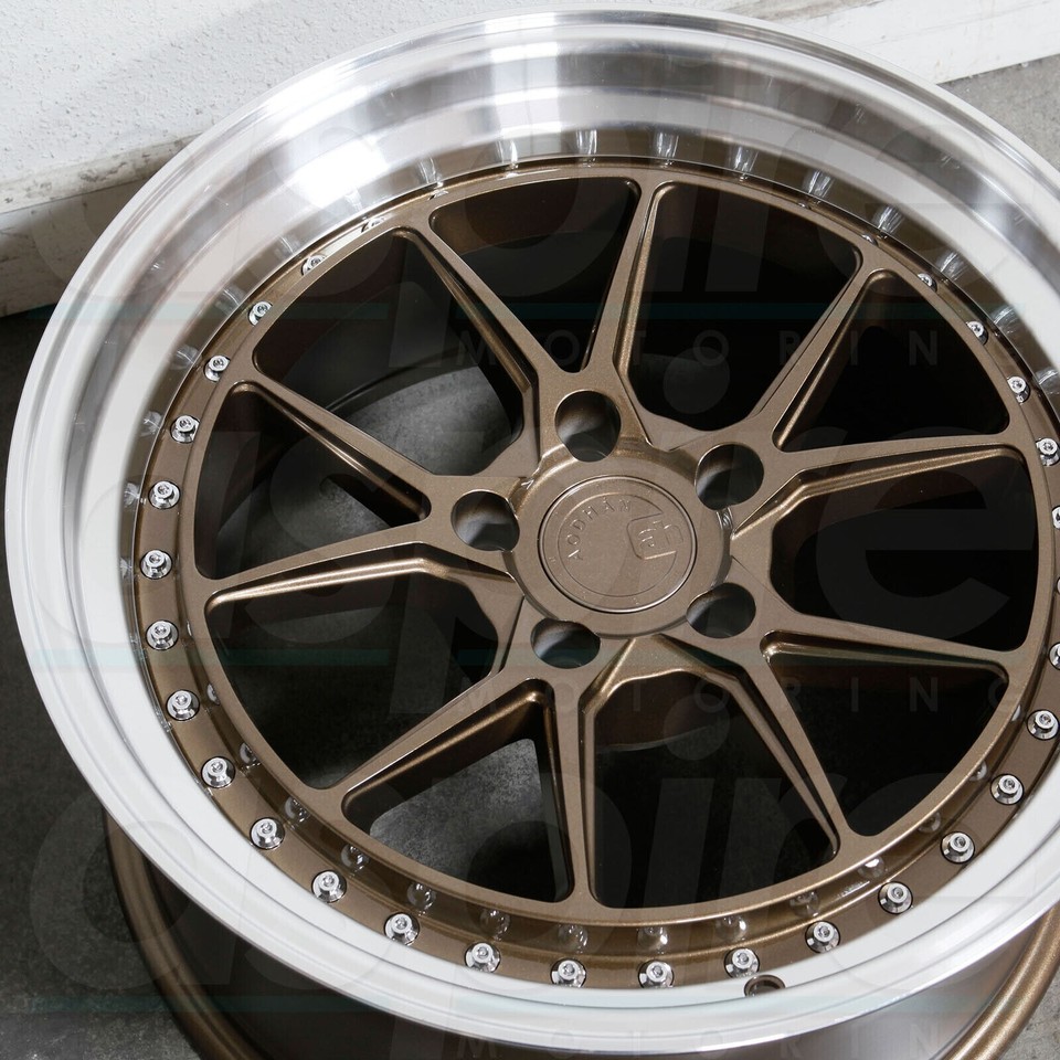 19" Aodhan DS08 Wheels 19x8.5 +35 5x120 Bronze Rims Set 4 | eBay