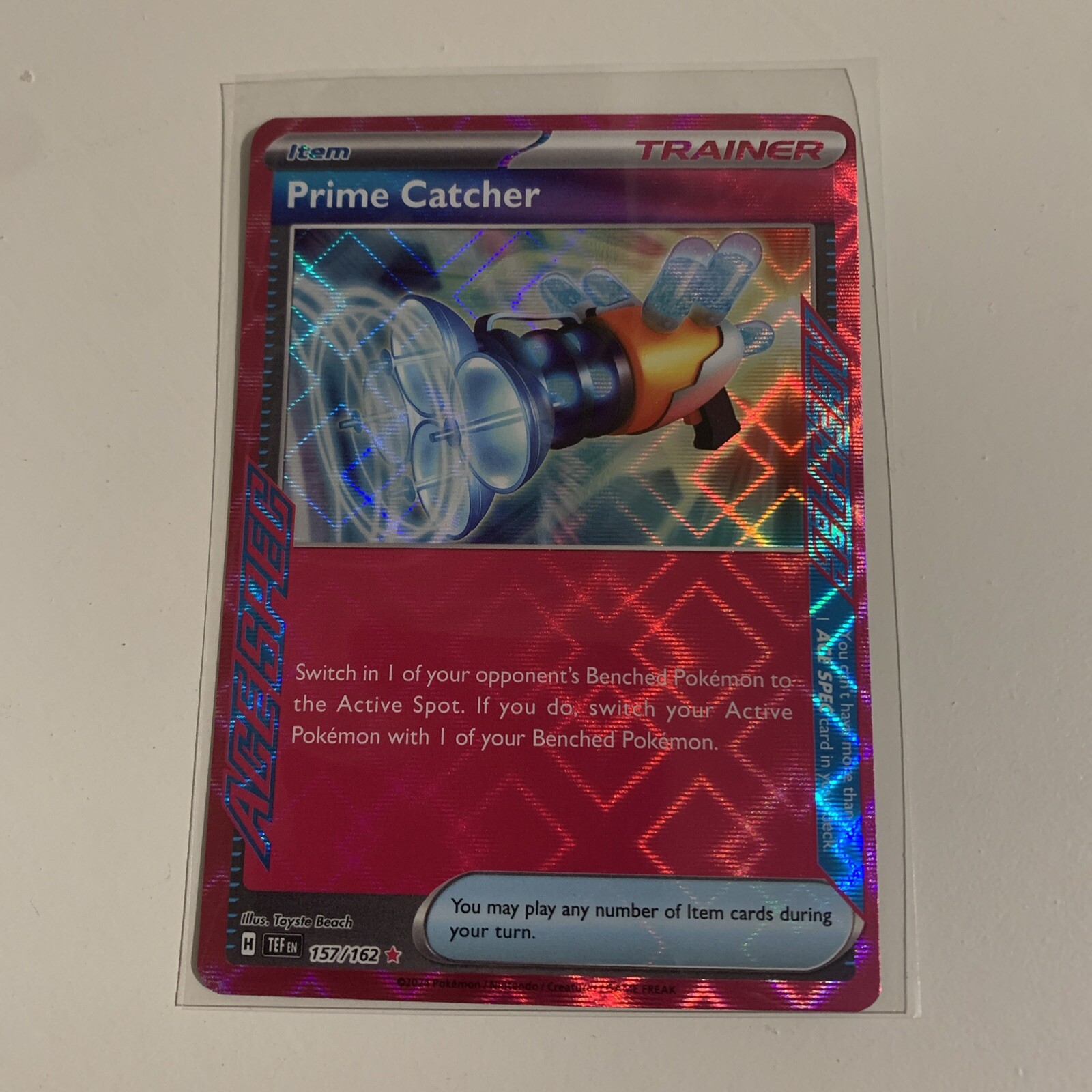 Pokemon Prime Catcher 157/162 Temporal Forces ACE SPEC Rare NM | eBay