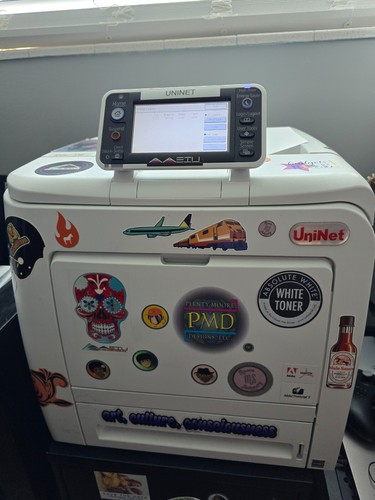 UNINET iColor 550 White Toner Printer + Pro Rip Software + SmartCut | eBay