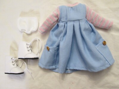 Margo 13" Reina del Norte Doll Outfit 32 cm Dress Panties White Boots ...