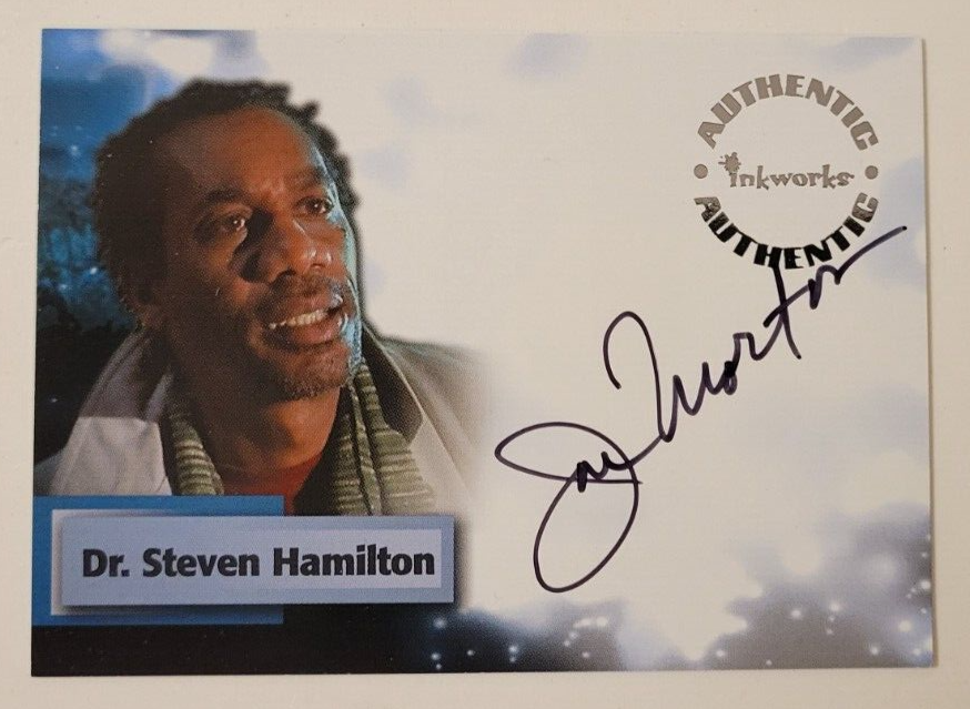 DR. STEVEN HAMILTON 2002 SMALLVILLE Season 1 JOE MORTON AUTOGRAPH A6 ...