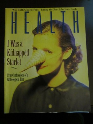 Health Magazine August 1992 I Was A Kidnapped Starlet Pathological Liar ...