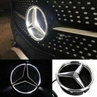 Car Front Grille LED Emblem Light for Mercedes Benz Illuminated Logo ...