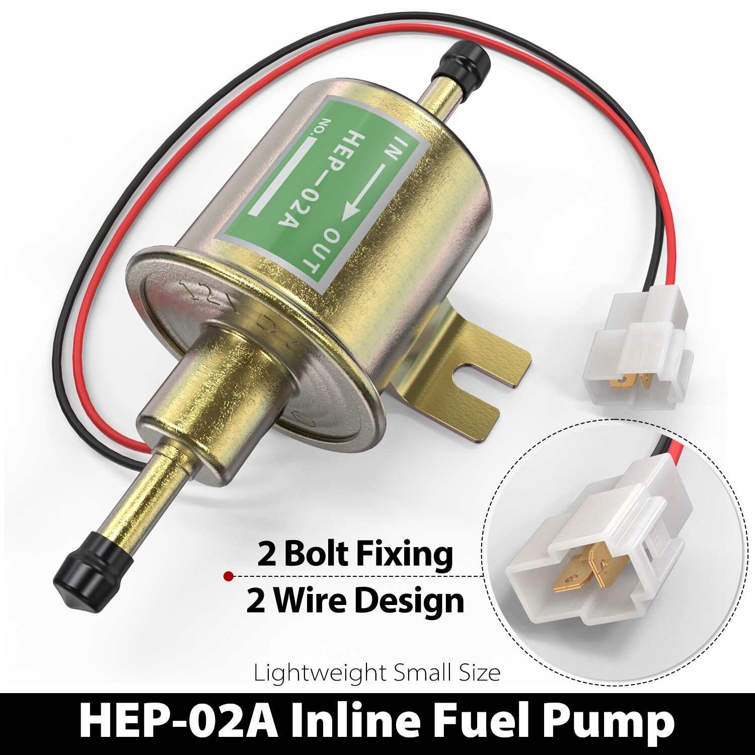 2x Electric Fuel Pump HEP-02A for John Deere F735 F915 F925 F935 OEM # ...