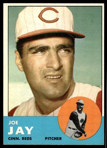 1963 Topps Joe Jay : Cincinnati Reds #225 | eBay