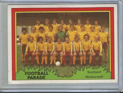 SCOTLAND - MOTHERWELL - TEAM CARD FOOTBALL PARADE SOCCER CARD VINTAGE ...