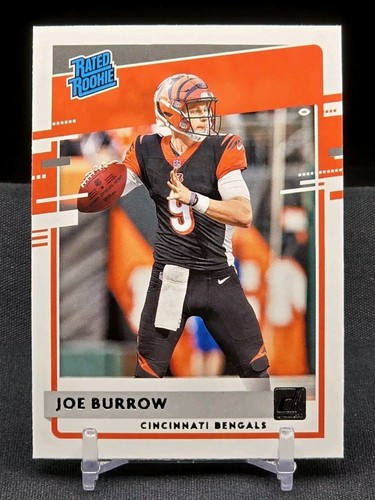 Joe Burrow 2020 Panini Donruss Rated Rookie #301 Cincinnati Bengals (RC ...