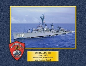 USS BLACK DD-666 Custom Personalized Print of US Navy Ships Gift | eBay
