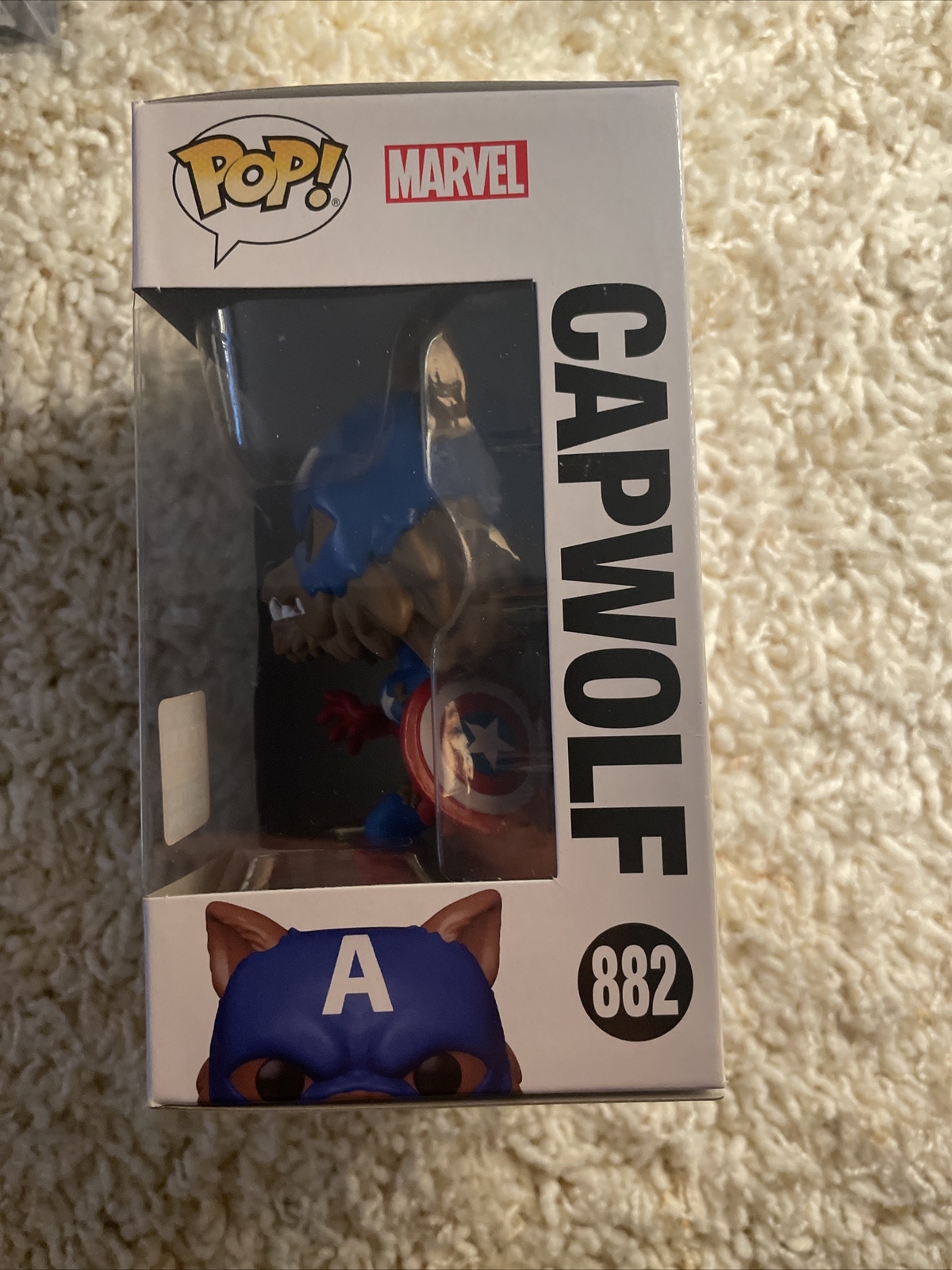 Funko Pop! Marvel Capwolf #882 FunKon 2021 Summer Convention Limited ...