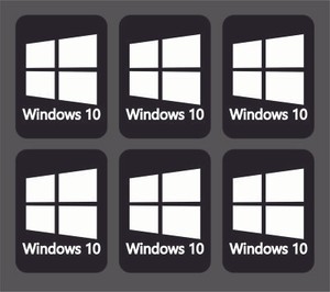 80 Windows 10 stickers Decals for laptops computers
