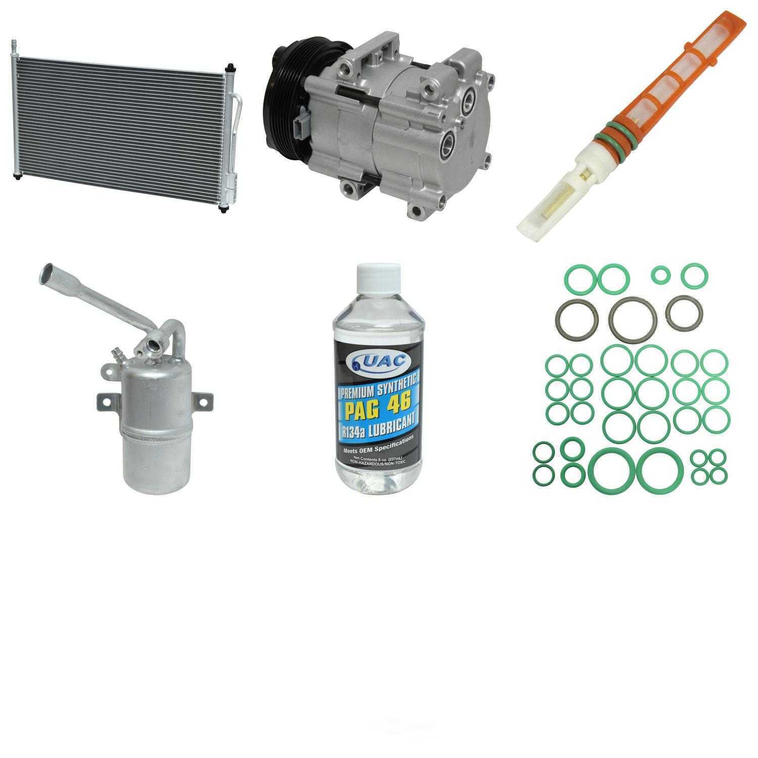A/C Compressor Kit-Compressor-condenser Replacement Kit fits 2003 Focus ...