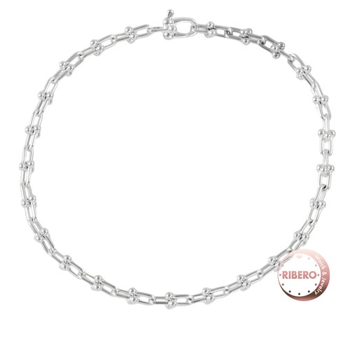 TIFFANY&Co. Hardware Micro Link Bracelet Silver with Box | eBay