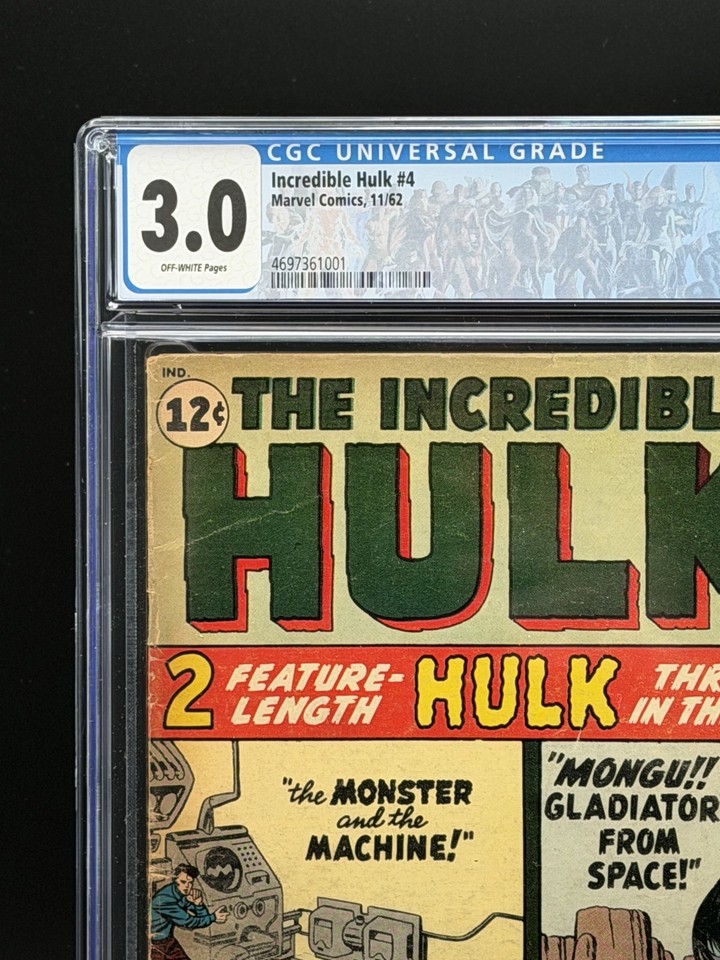 The Incredible Hulk #4 - (1962) Origin Retold - Marvel Comics - Custom ...