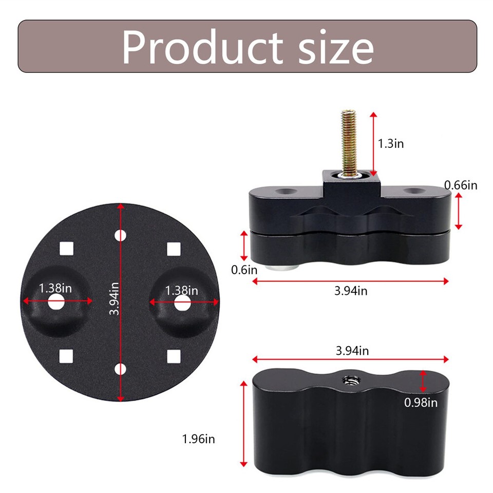 2 x For Rotopax Fuel Pack Standard Pack Mount Lock RX-LOX-PM RX-PM LOX ...