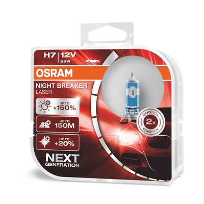 OSRAM H7 NIGHT BREAKER LASER NEXT GEN BULBS SEAT LEON 1M1 1.9 TDI 05.03 ...