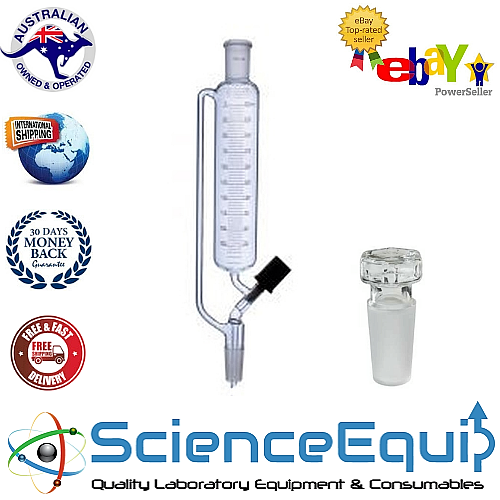 Constant Pressure Equalising Dropping Funnel with High Vacuum PTFE ...