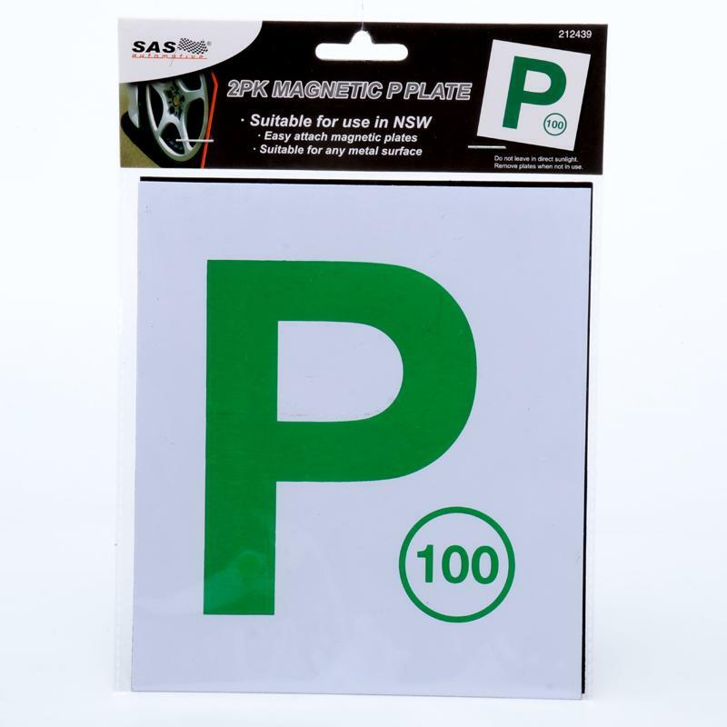 10Pcs GREEN P Plate Magnetic with speed limit display for NSW P plate ...
