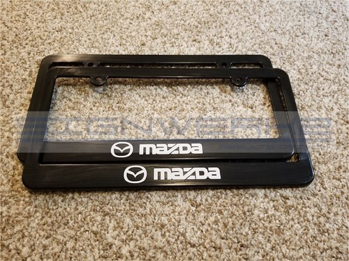 Mazda logo License Plate Frames RX8 Miata CX5 MX5 RX7 - Pair | eBay
