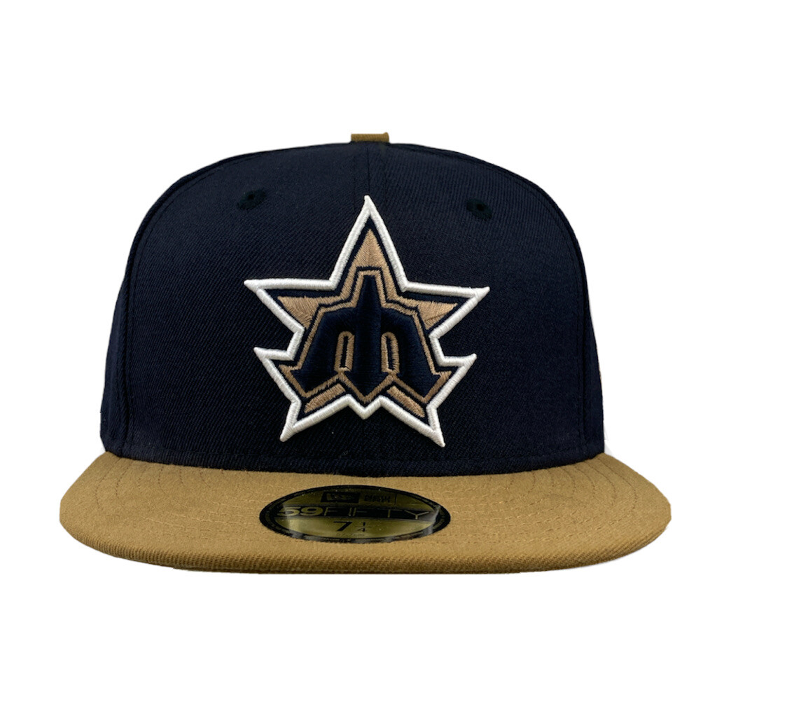 Seattle Mariners Retro Logo Cooperstown MLB 5950 Fitted New Era hat 71/ ...