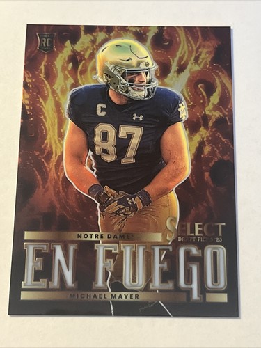 Michael Mayer 2023 Select Draft Picks EN FUEGO RC Notre Dame #EF-MM | eBay
