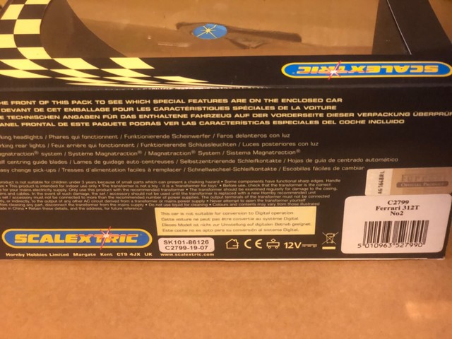 Scalextric C2799 Ferrari 312t #2 Clay Regazzoni RARE MB for sale online ...