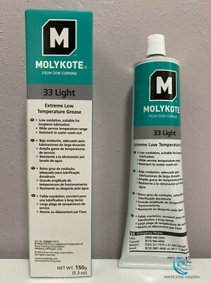 Molykote Dow Corning 33 Light Low Temp Grease 5.3oz DC33LIGHT50Z w ...