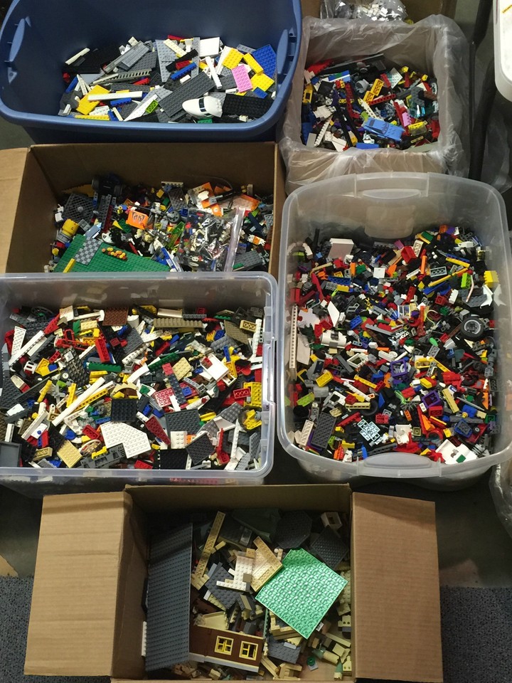 Lego 1-99 Pounds LBS Legos Pieces HUGE BULK LOT bricks building blocks ...