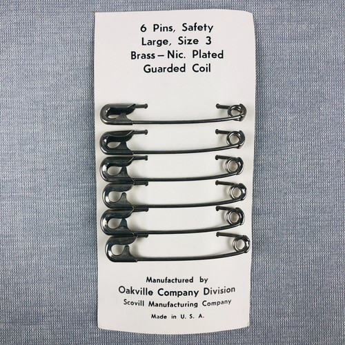 Military Issue Army Medic Large Safety Pins x6 Size 3 First Aid Kit ...