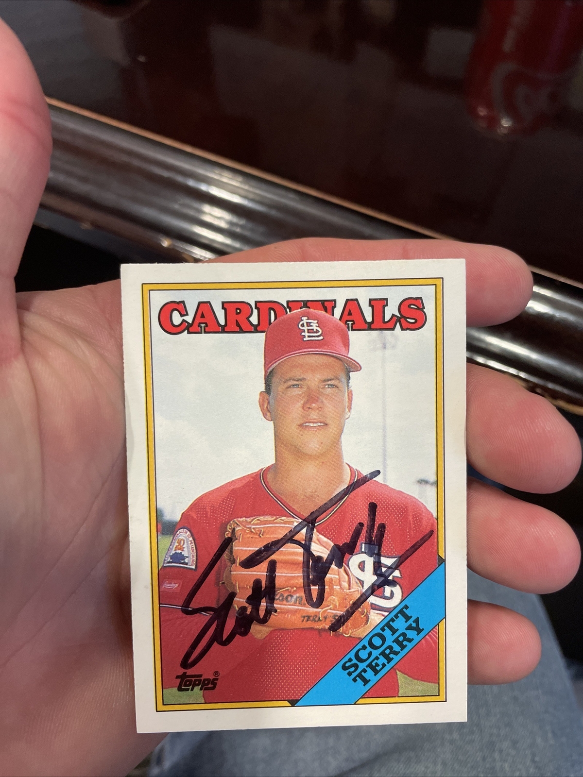 Scott Terry 1988 Topps Tiffany 119T St Louis Cardinals Auto | eBay
