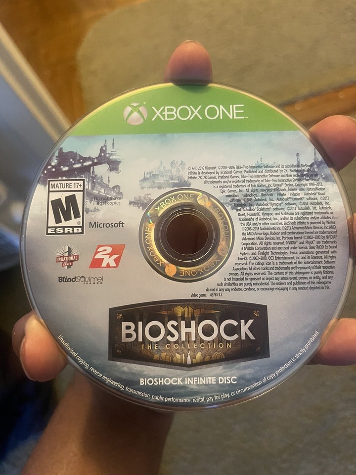 BioShock The Collection (Xbox One, 2016) Disc Only 710425497612 | eBay