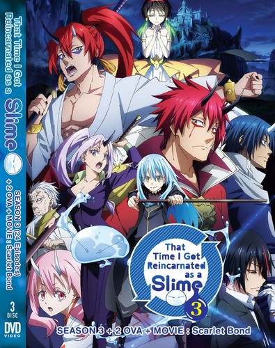 ANIME DVD THAT TIME I GET REINCARNATED AS A SLIME SEASON 3 ENG DUB+FREE ...