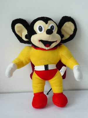 Peluche vintage Super Souris Mighty Mouse Viacom 2003 - 30cm (C242) | eBay