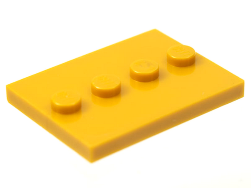 LEGO 88646 PEARL GOLD Tile, Modified 3 x 4 with 4 Studs in Center | eBay