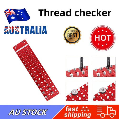 28 Nut and Bolt Detection Tool Thread checker Inch&Metric Gauge Screw ...